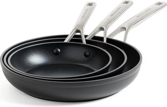 KitchenAid Kitchenaid Bratpfannen-Set - Classic Forged Aluminium - Induktionsgeeignet, PFAS-freie keramische Antihaftbeschichtung - 20/24/28 cm - Ofen und spülma