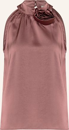Neo Noir Neo Noir Blusentop Rosette Aus Satin rosa