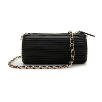 Mario Valentino Schwarze Kunstleder Crossbody Tasche - - Bags - Damen - Schwarzk - ONE SIZE