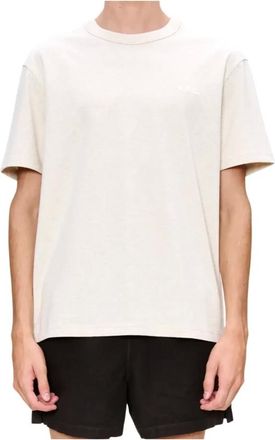 A.P.C. A.p.c., Homme, Tops, Beige, Taille: XL Boxy Petit VPC T-Shirt
