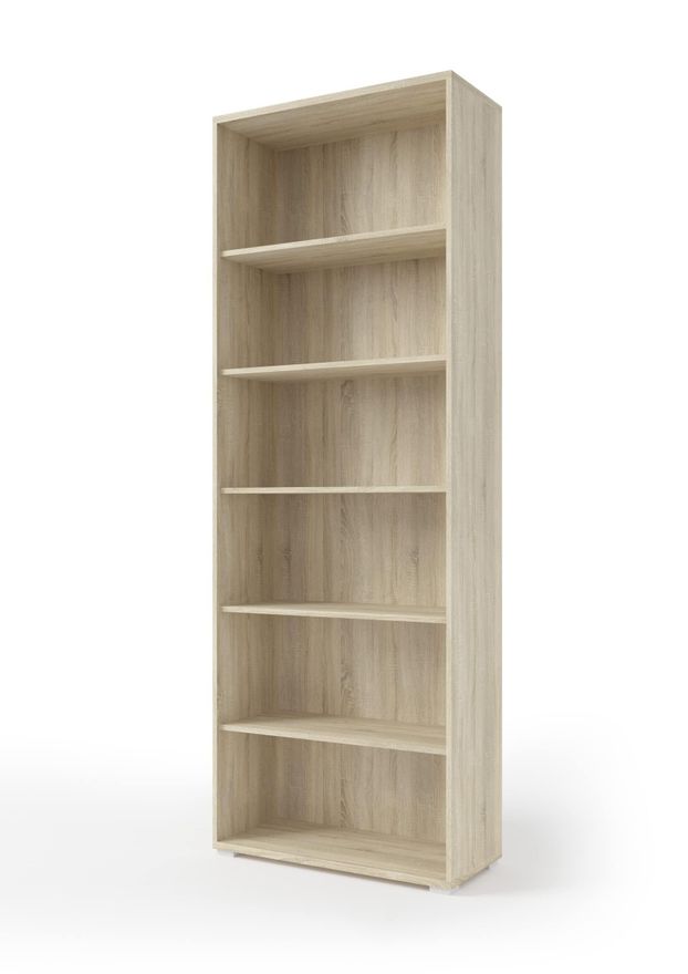 Möbelando Aktenregal Clermont in Sonoma/Eiche mit 6 Fächern und 5 ...