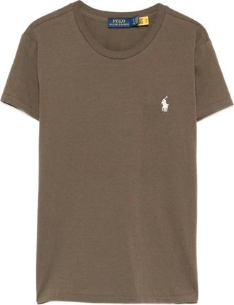 Polo Ralph Lauren Femme, Tops, Brun, Taille: 38 FR T-shirt Coupe Classique