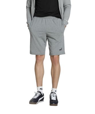 Puma Herren Essentials No. 1 Logo Jersey 10 Shorts XXL, Medium Gray Heather