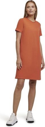 Falke Damen Basic Light Sweat Dress W DR Baumwolle weich hautfreundlich 1 St&uuml;ck Kleid, Rot (Tangerine 8911), XS
