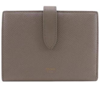 Celine Portefeuille en cuir Pre-owned - Femme - Pre-owned - Gris - Taille: ONE Size