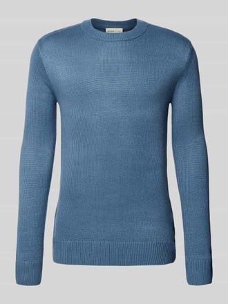 Tom Tailor Denim Regular Fit Strickpullover aus Rippstrick