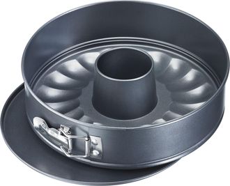 Westmark Springform mit zwei B&ouml;den, &Oslash; 28 cm, mit Antihaftbeschichtung, kaltgewalzter Stahl, Back Klassiker, Anthrazit, 31692240