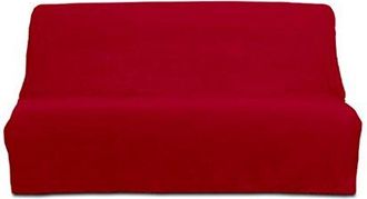 Soleil d'Ocre 100030 Panama Abdeckung Clic-Clac Baumwolle Rot 190 x 204 cm