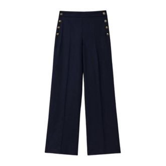 Twinset Weite Hosen - - Trousers - Damen - Blau - M
