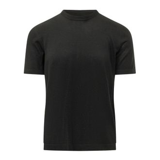 Ermenegildo Zegna T-Shirt mit kurzen &Auml;rmeln - - Knitwear - Herren - Schwarzk - 2XL