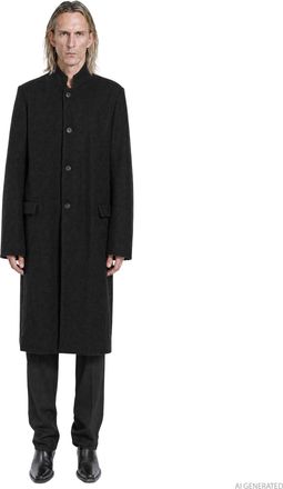 Nicolo Ceschi Berrini Diagonal Double Cashmere Coat