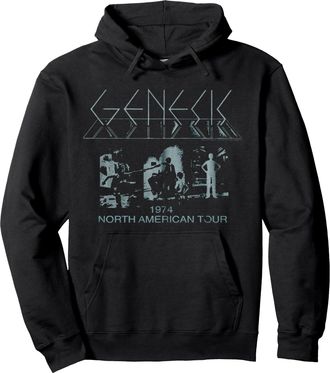 F4NT4STIC Genesis North American Tour 74 Rock Band Music Pullover Hoodie
