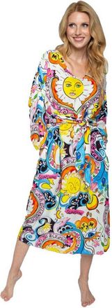 Emily van den Bergh Sommerkleid white multi comic