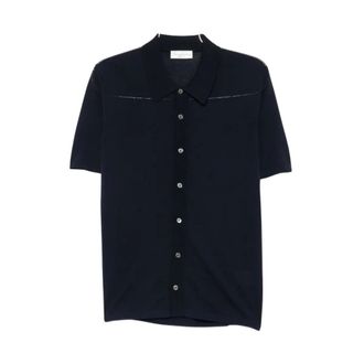 Roberto Collina Homme, Chemises, Bleu, Taille: XL Shirt SS