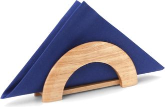 Continenta Serviettenhalter aus Gummibaumholz, Serviettenst&auml;nder, Gr&ouml;&szlig;e: 18 x 8,5 x 4,5 cm
