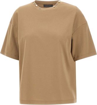 Elena Miro Femme, Tops, Brun, Taille: 42 FR T-Shirt