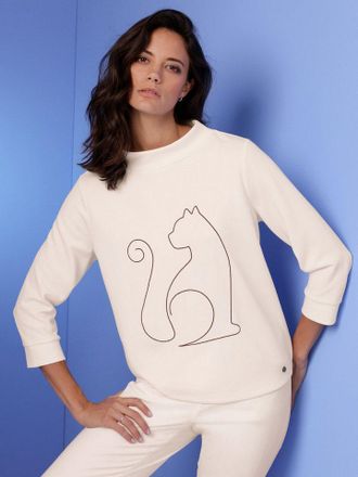 Cr&eacute;ation L T-Shirt Modal-Mix-Shirt 3/4-Arm