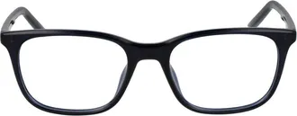 Nike NI-1063661 Stainless Steel Rectangle Frame Eyeglasses - Black