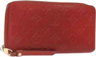 Louis Vuitton Pre-owned Cuir petite-maroquinerie - Femme - Pre-owned - Rouge - Taille: ONE Size