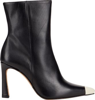 8 by YOOX LEATHER POINTY DETAIL ANKLE BOOT