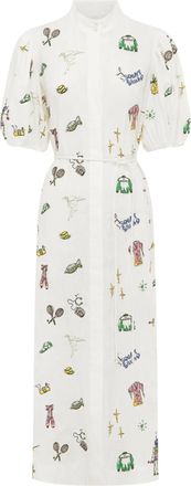 Alemais Robe Play Brod&eacute;e Lin Al&eacute;mais