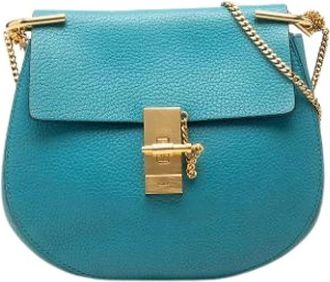 Chlo&eacute; Pre-owned The Drew Crossbody Bag - Femme - Pre-owned - Bleu - Taille: ONE Size
