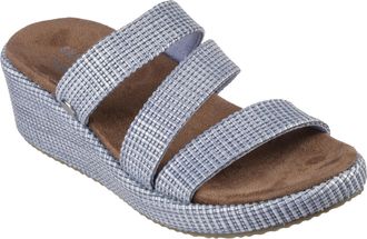 Skechers Damen Martha Stewart Arch Fit Beverlee-Morningside Keilsandale, Blau, 40 EU