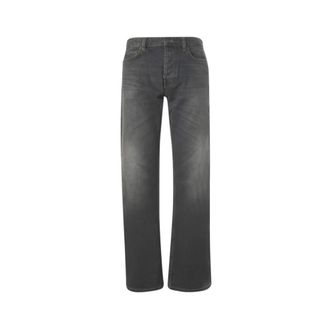Emporio Armani Jean droit &agrave; cinq poches - Homme - Jeans - Gris - Taille: W33