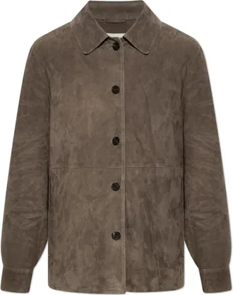 Arma Femme, Vestes, Vert, Taille: 38 FR Vicky Suede Jacket