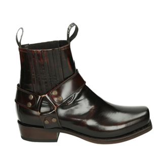 Sendra Bordeaux Leder Herrenstiefel - - Shoes - Herren - Braun - 46 EU