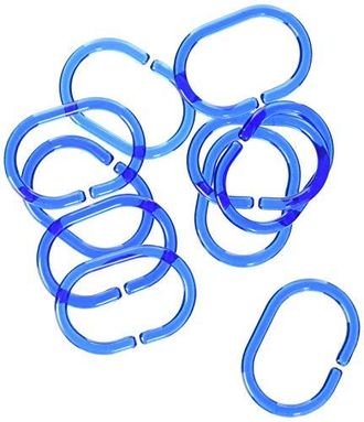 Spirella Ringe C-Minor Clear-Blue 100pcs 1209741, weiß, Estandar