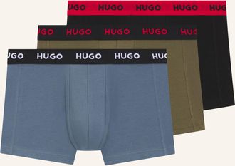 HUGO BOSS Hugo Boxershort Trunk Triplet Pack gruen