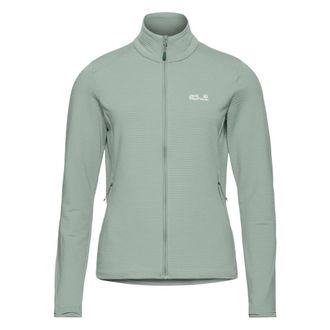 Jack Wolfskin Femme, Sport, Vert, Taille: 42 FR Litestride FZ Jacket