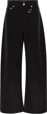 Sportmax Femme, Pantalons, Noir, Taille: W25 Siamese Wide Pantalons