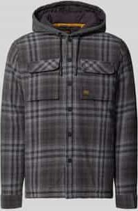 PME Legend Regular Fit Hemdjacke mit Kapuze und Brusttaschen