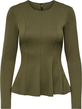 Only Onlkenya L/S Peplum Top JRS Noos
