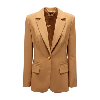 Elisabetta Franchi Tp00346E2 Jacke + Hose - - Jackets - Damen - Beige - L