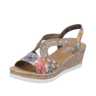 Rieker Damen Sandalen 61916-90 bunt Gr. 39
