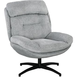 HOMCOM Homcom - Sessel Drehbar Loungesessel mit Breiter Sitzfl&auml;che, Integrierter Armlehne, Gepolstert Relaxsessel mit Wasserabweisend Chenille-Optik