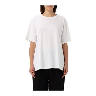 The Row Femme, Tops, Blanc, Taille: 40 FR T-shirt d&eacute;contract&eacute; &agrave; manches courtes