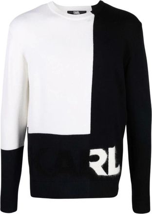 Karl Lagerfeld Homme, Pulls, Multicolore, Taille: XL Maille ras du cou
