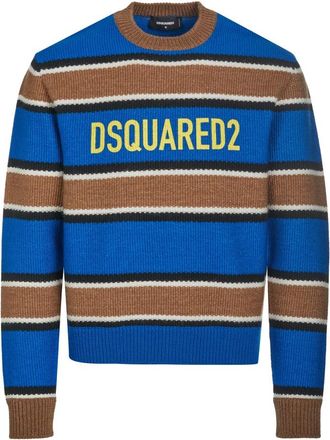 Dsquared2 Gestreifter Strickpullover - - Knitwear - Herren - Mehrfarbig - M
