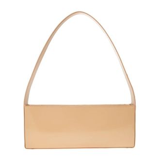 Jil Sander Leder-Schultertasche Monolith - - Bags - Damen - Beige - ONE SIZE