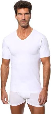 Abanderado Shirt Manches Courtes, Blanc, L Homme