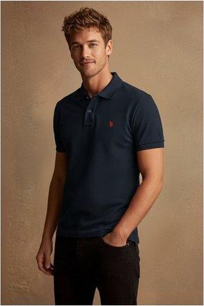U.S.Polo Association Poloshirt US16147 (Baumwolle) dunkelblau Herren