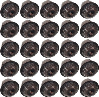 OSALADI 25st&uuml;cke Vintage-Glocke aus Metall Dekorative H&auml;ngende Glocke im Vintage-Stil Rustikale Metallglocke f&uuml;r DIY-bastelarbeiten Klangglocke f&uuml;r Feste Bast