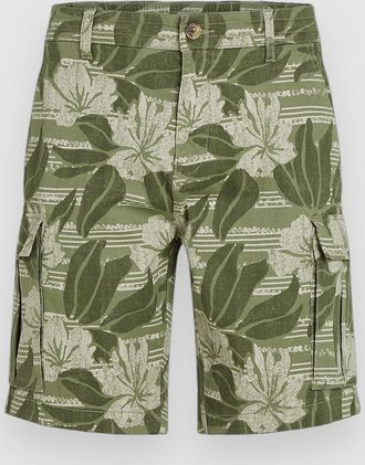 O'Neill Essentials Cargo Shorts green tonal dusty flower