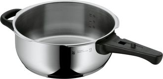 WMF Perfect One Pot Schnellkochtopf- Unterteil Induktion 3l, Dampfkochtopf ohne Deckel, Cromargan Edelstahl poliert
