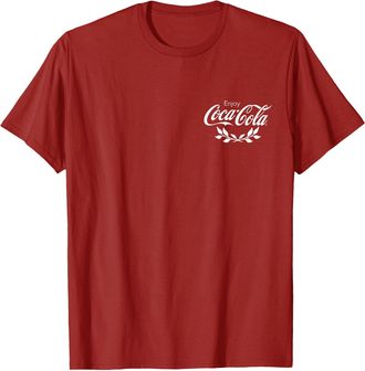 Coca Cola Ware Enjoy Coca Cola Retro Lorbeerkranz T-Shirt