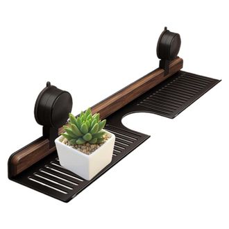 Generic Gro&szlig;e Saugn&auml;pfe Duschst&auml;nder - 15,75 Aufbewahrungsbox f&uuml;r Badezimmerwand mit starken Vakuumbechern, wiederverwendbare bohrfreies Regal f&uuml;r Toilettenar